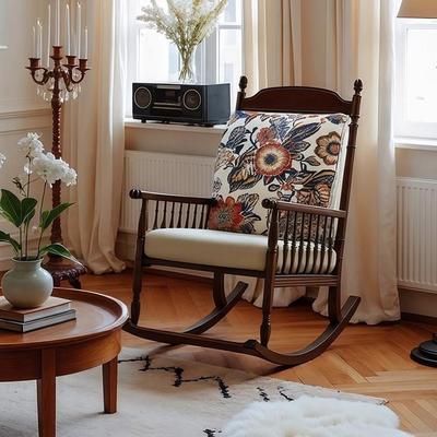 古懒UPG人摇闲摇椅躺椅成人阳台家用休椅椅大复人沙发客厅实木逍