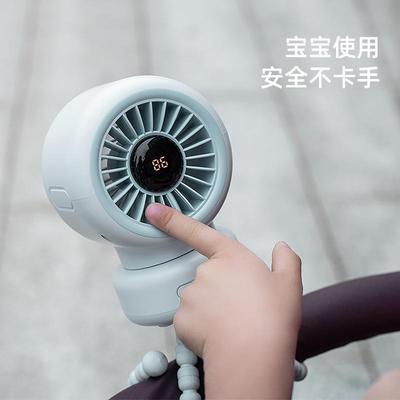 新款婴扇儿车风扇431家摇头风户外用便携八爪鱼小台扇扇桌面风礼