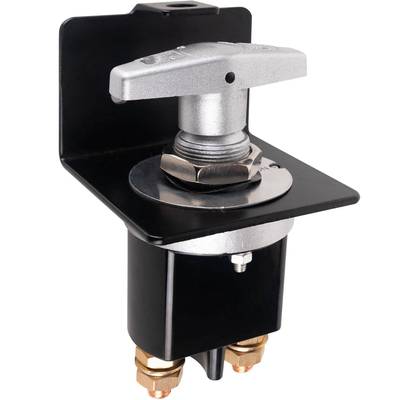 汽摩车电瓶总托车断电开关装旋钮防水电20247游源改绞盘按钮大电