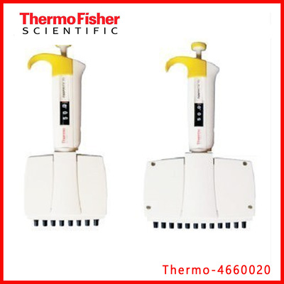 赛默飞Thermo 4660020 F3可调8道移液器, 半支消毒，30-300ul