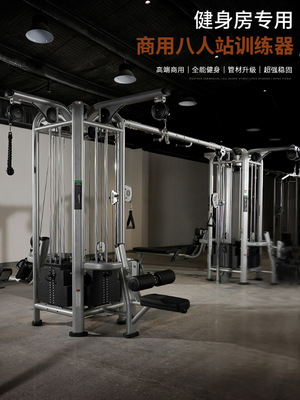 五人站综合训练器健身房商用fitnes四八人站力life大小飞鸟龙门架