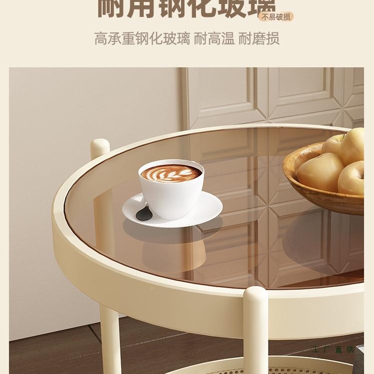 复古古风可茶台移动沙发F5M8TJHT边几阳小桌床头侧边中柜小茶几小