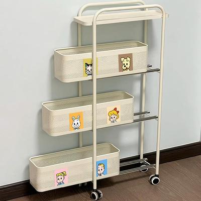 夹缝小推车置浴零物架纳架抽屉式收多ZNS层卫生间室收纳可移动食