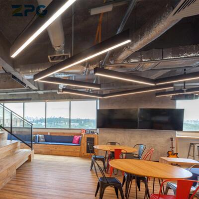 办长公室吊写字楼长方灯形吊线灯超创意条灯具办公商业照EPO明市
