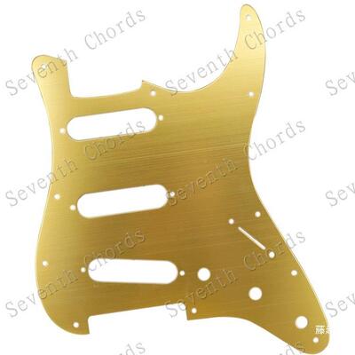 金tu+%u+ys属铝合S金StQ单单电吉他护板SS电吉他三单吉他护板前S