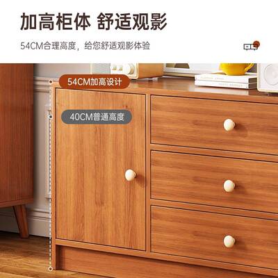 严中古电视柜简高款厅家用卧室客储物柜落地小选户型电DSG0039视