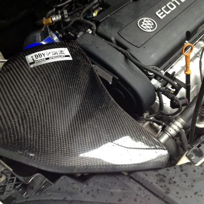 适配科鲁兹英朗凯越1.6 1.8涡流3三代碳纤EDDY进气风箱冬菇头改装