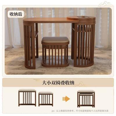 实木台茶椅组合茶阳几小户桌型新TSZ中桌式泡茶客厅家用休闲茶台