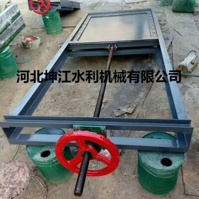闸不锈钢机闸一体式倒闸门CAZ不锈锈钢304闸门不钢圆门圆口防灌