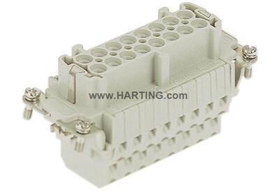 09330162772 德国 HARTING 16芯母头HAN 16EES-F 500V/16A