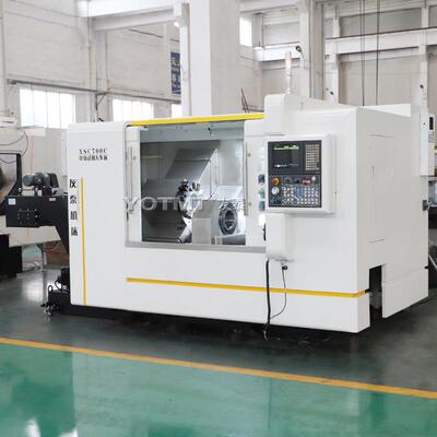 0友泰车全自双头动数控床两端同时车削XSC70CCWN中驱动双头车床