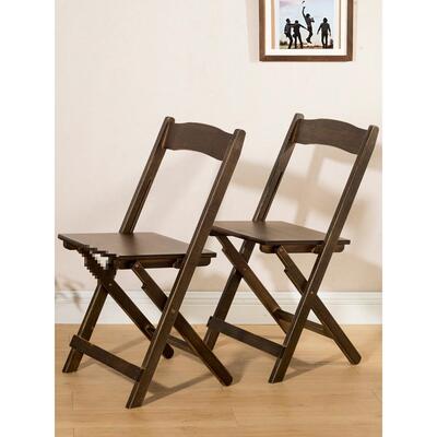 楠竹折叠椅子家用活实木便携背式户外婚庆婚礼餐椅休闲88648凳子