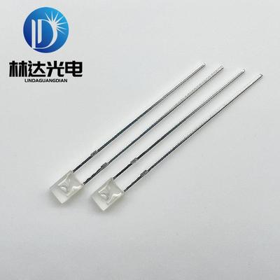 234方形雾状蓝灯指示灯led灯珠2*3*4兰光直插LED234蓝光