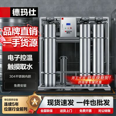 德玛仕大型前置净水直饮工业净水过滤器 商用五级超滤