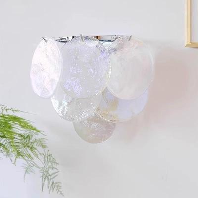 法式轻奢复古穆拉诺卧床灯壁灯中55386古手室工绿七背彩头玻璃景