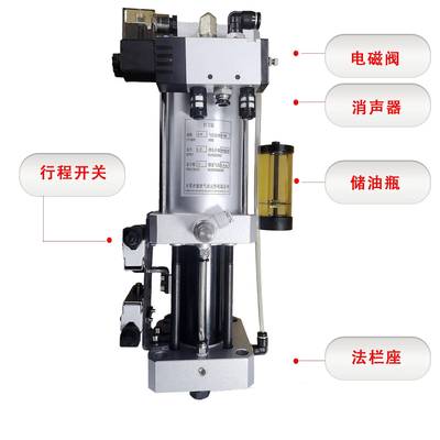 CNC加中心主轴打刀缸3.工5用数控机床气动增压缸工通436厂现T货