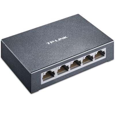 TP-Link TL-SF1005D百兆5口交换机4口网线分线器分流器交换器100M