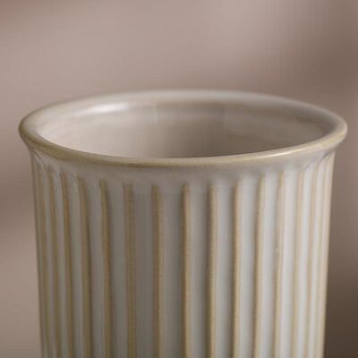 仿真可花假花客摆厅餐KVE花桌插花艺件复古实木高脚陶瓷花瓶蓄水