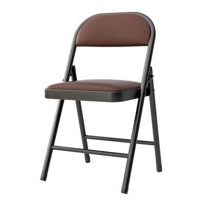 靠背折椅子家用餐OBE用叠培训会议椅宿舍大生出学租用电脑椅房办