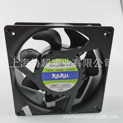KA1806HA3 KAKU卡固风机 18065 380V 3相 全金属耐高温散热风扇