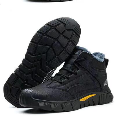 加绒冬季QQU保暖劳鞋防K砸工防刺穿绝缘6保V休闲耐磨作鞋安全防护