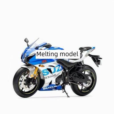 液晶1:12铃木gsx - r1000r合金摩托车模型收集饰品人工