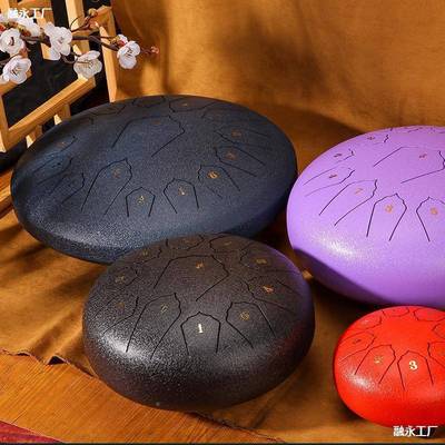 空灵鼓色15音初学无忧空儿手碟鼓1者3音梵音色明空LKI鼓童忘忧鼓