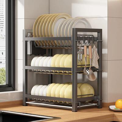 房碗碟收纳架多功碗厂家直供能置物架家用放厨碗架碗沥水盘架碗筷