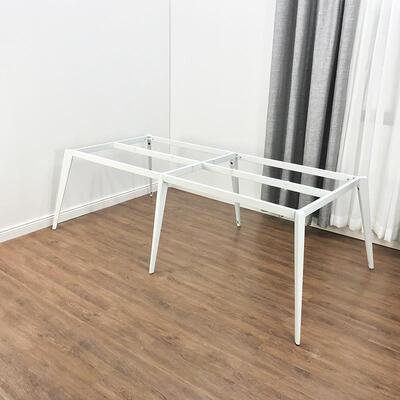 办公台架无品牌/电脑桌老书板主钢管员脚架会议洽职谈餐桌烤漆架