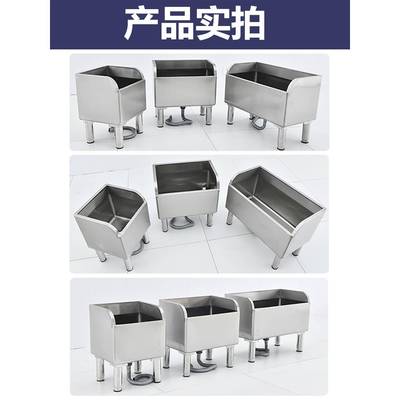 ?不锈钢拖无品牌/把阳台家用商用拖布长池方形卫生间池一体学校制