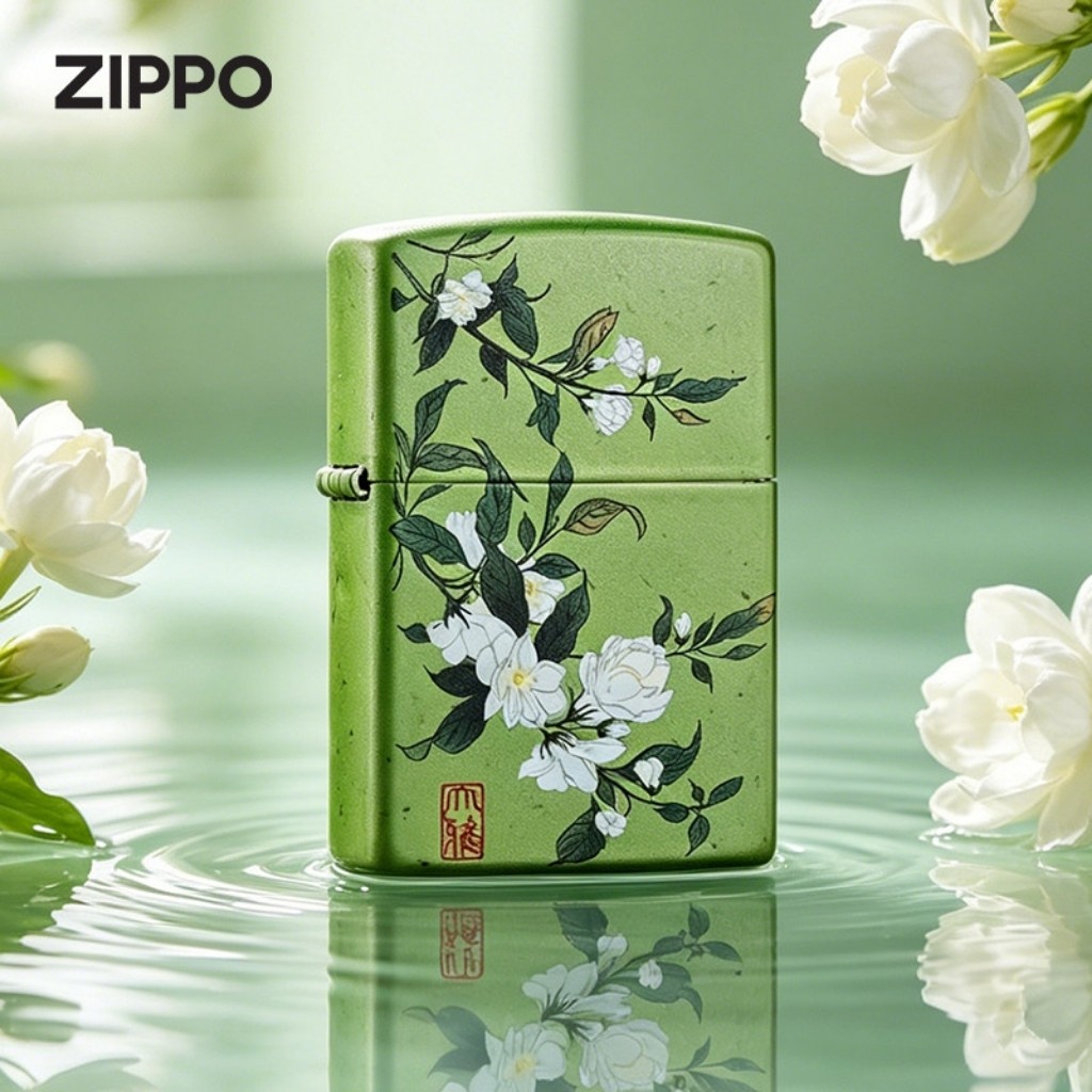 Zippo防风煤油打火机官方正品莫离茉莉夜光生日礼物送男友女生