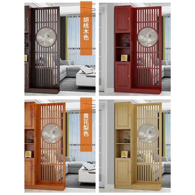 客厅NDP简约现屏代镂风空隔断装饰花雕新中式实木玄关柜门厅遮挡