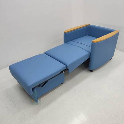 单位皮款UOH床办公沙发两可折叠用书房办公室木人扶手陪护储物沙