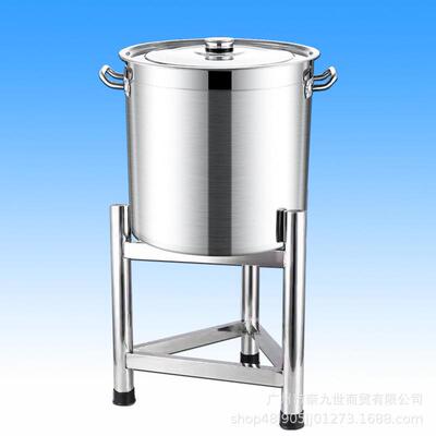 锈架钢汤桶菜板子加厚不砧板水桶底座房商用保温桶支架厨落t10158