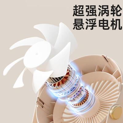 新款mini桌面空气13189循环扇户外便携风扇续长数显卧式室壁挂小