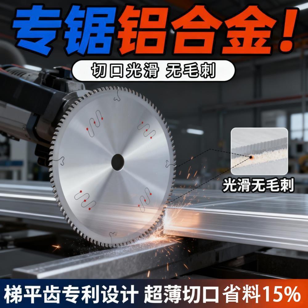 10-14寸铝合金锯片专业级铝型材专用切口光滑无毛刺