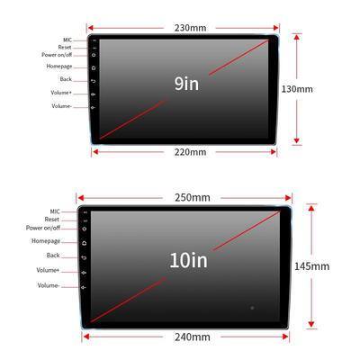 9寸/10寸套主机大屏导航仪四载核600八核体c框arplay车一机