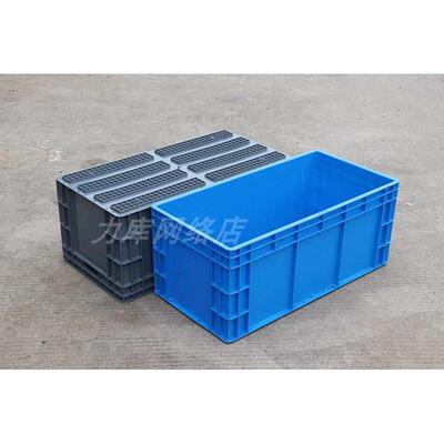 EU4833物流箱周转筐800筐子盒子塑料胶大箱*转运340400灰色箱子*