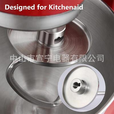 钢适用不锈钢钩4于KitchenAid.5-5QT立式搅拌机不锈钩面团配件替