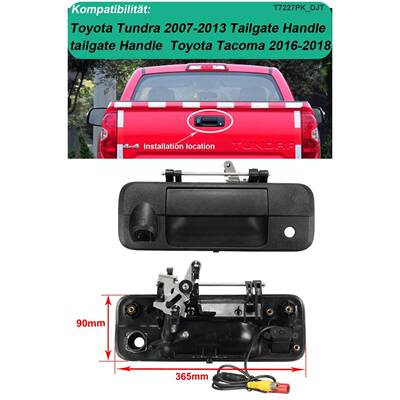 适田用ToyoT7227PKta丰途塔科马皮倒卡车后尾拉手扣手后视车影坦