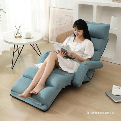 懒人沙发躺椅折叠米床榻榻久飘窗阳台坐单人阅读上休午靠54232背