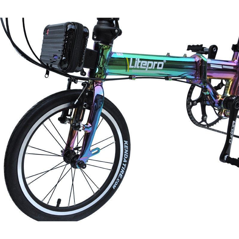itepro折叠车 K3变叠速折携LK3自行车便 电镀炫彩k3 变速轻量折叠
