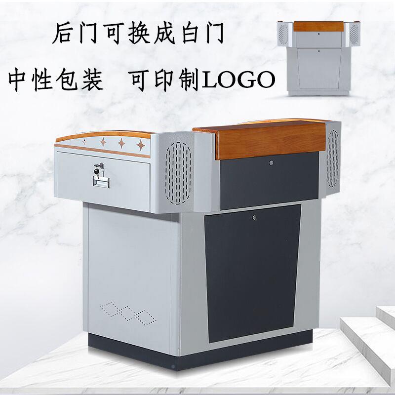 多040媒讲体讲台班级教师控室讲台桌钢制讲台电教教中讲台演台桌