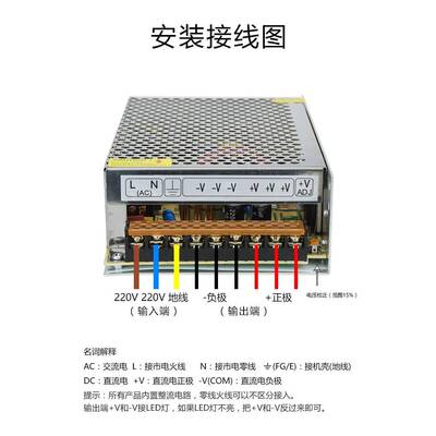 格普特LED开576A关电源5V40A00W走字广告门头显示屏元板60702A单