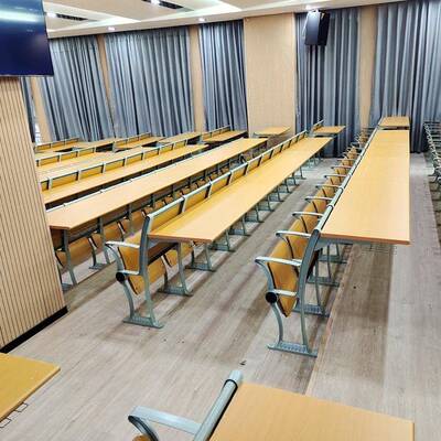 铝合金阶梯教室椅椅联排多媒体排实木BG-8401学课桌椅生报告厅座