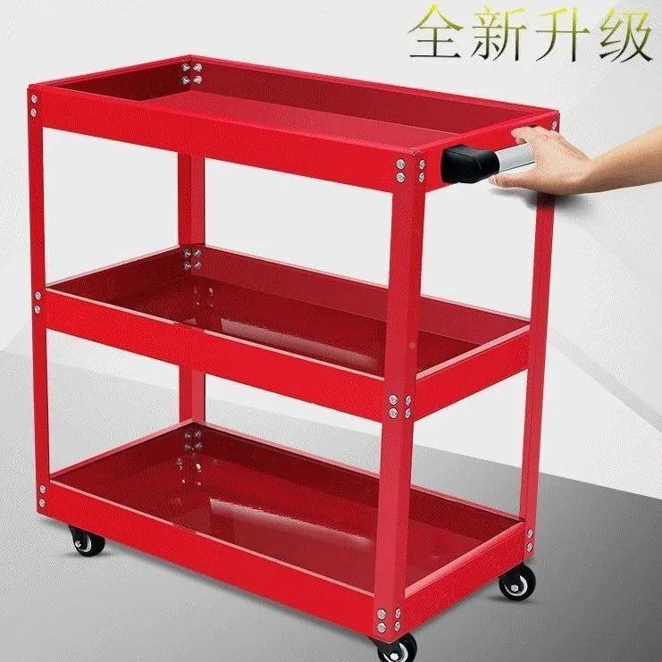 汽件修维修推三层多手功车能零626车五金移动家用工具箱