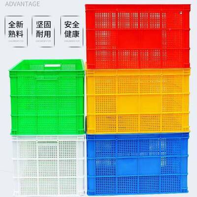 形加纳厚周OGD转筐大镂空收号箱服装快递专用筐长方带轮大号镂空