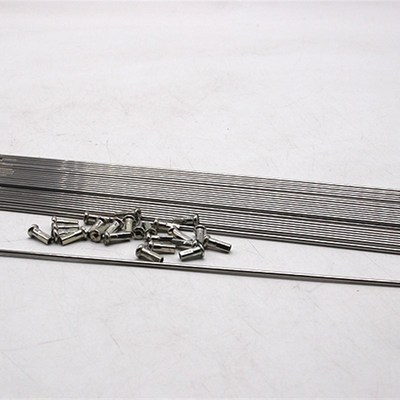 304不锈钢辐条自行车钢丝条山地车车条折叠车钢线拉线钢棍带铜帽