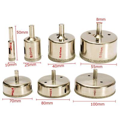7件套10-100mSKU00024m钻大理石开器金刚石孔玻璃开孔器头佛珠修