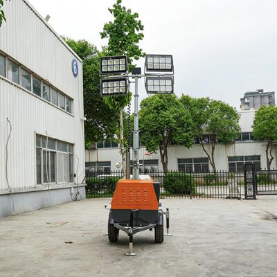 移动照明塔车灯0BMA40000W-1000WLE4D灯拖车应急照明户外式防汛抢